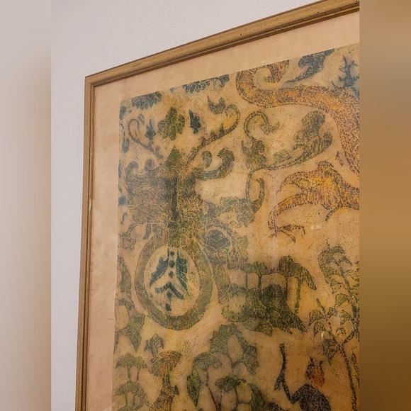 Source Unknown | Art | Rare Antique Scroll Art Chinese Stone Rub Art On ...